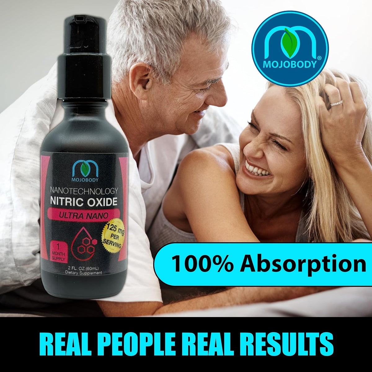 2 oz Nano Nitric Oxide bottle