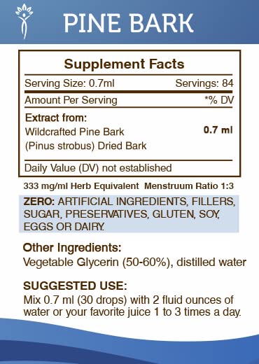 2 oz pine bark tincture for immune support