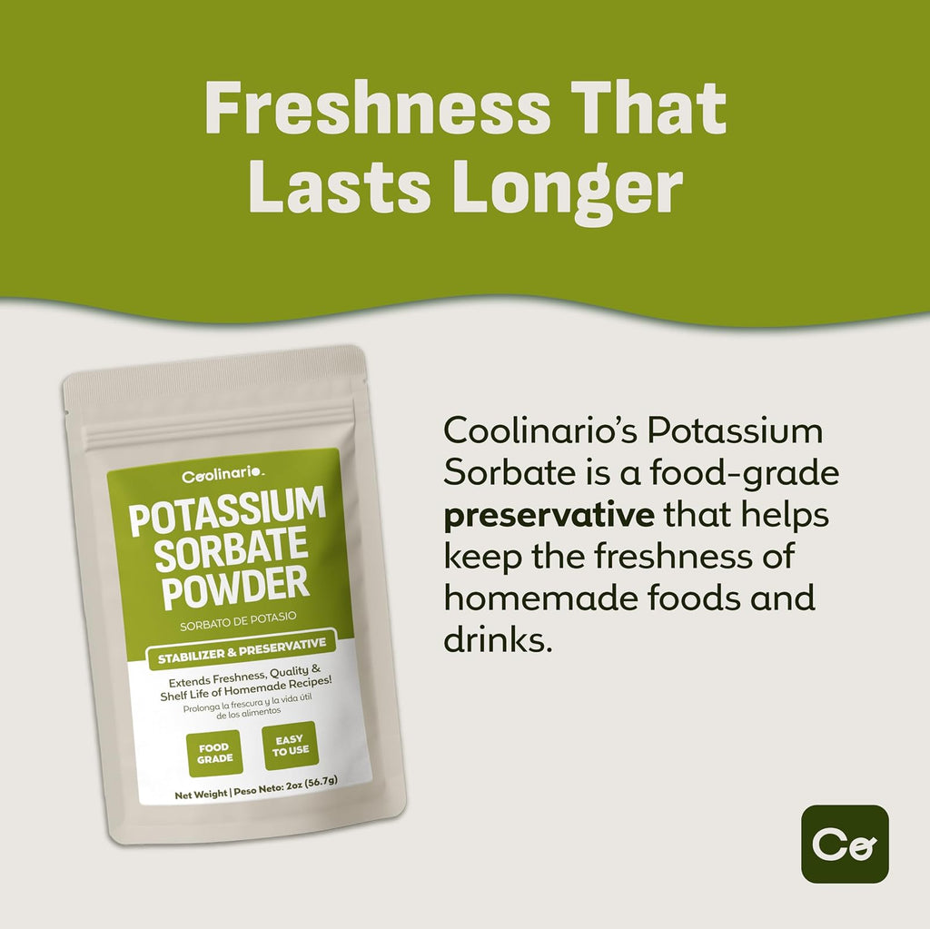 2 oz potassium sorbate for baking