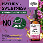 2 oz red clover drops for wellness