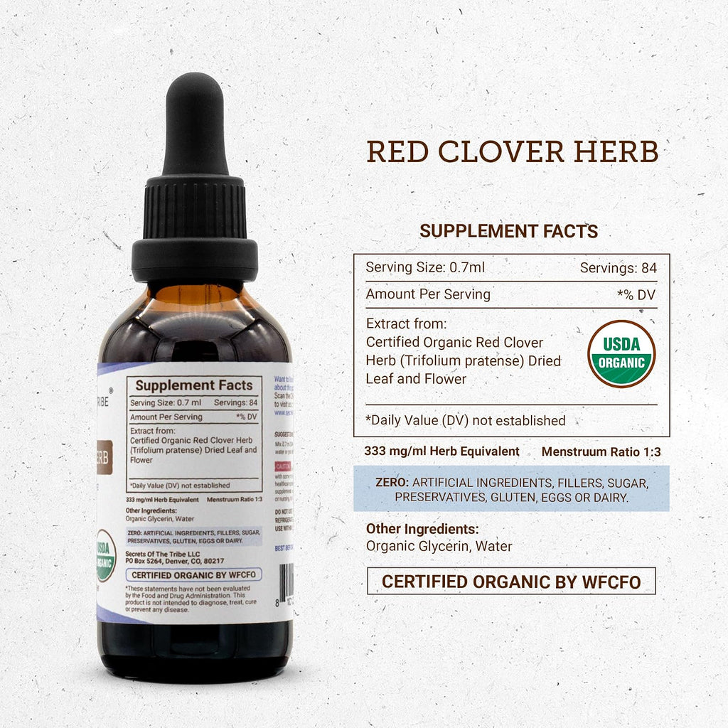 2 oz red clover tincture dosage