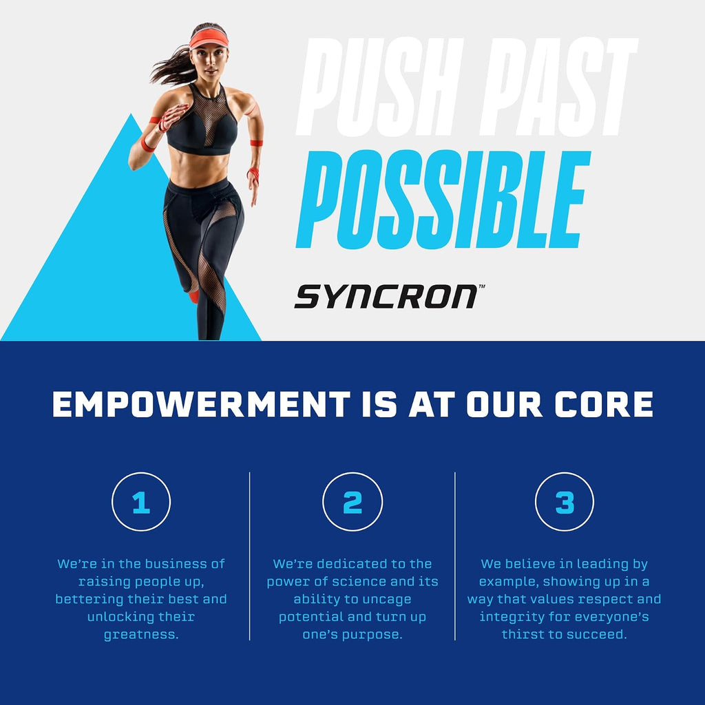 2 oz Syncron pre-workout for workouts