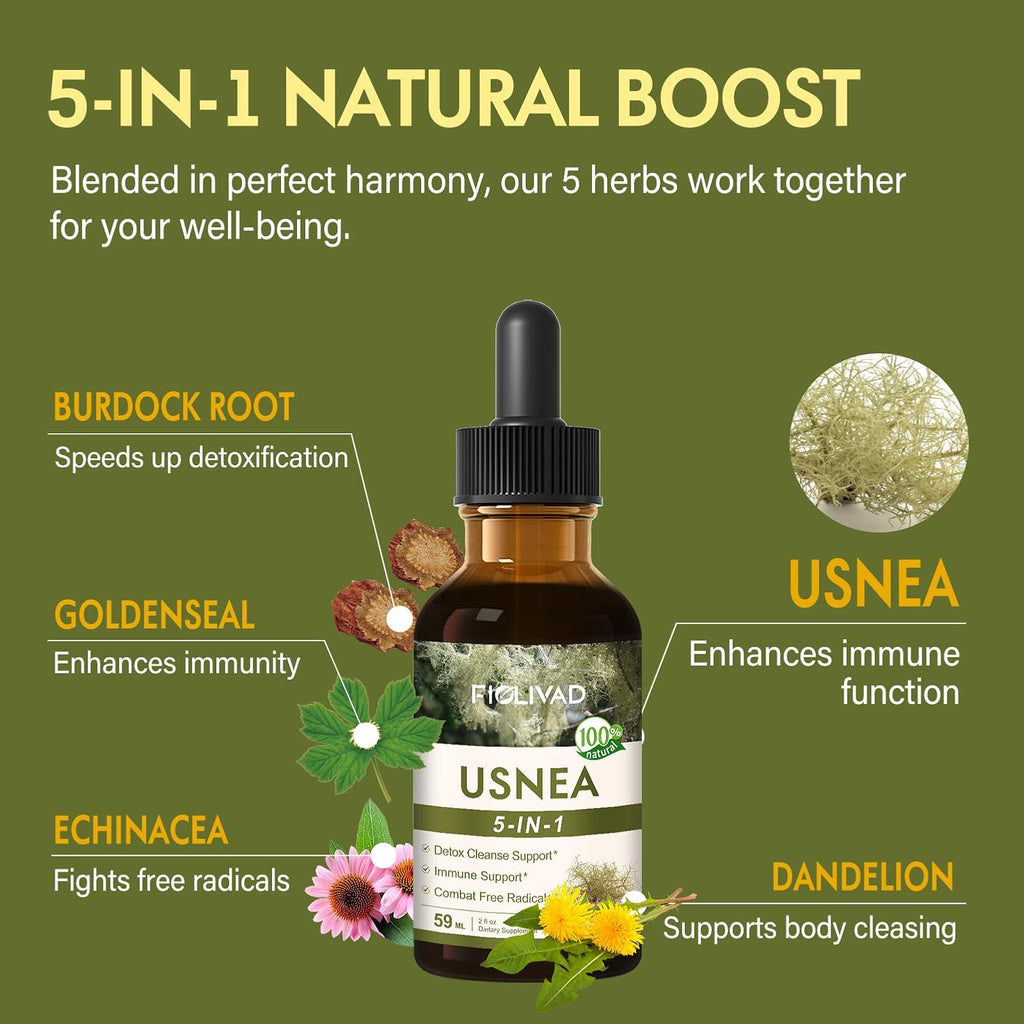 2 oz Usnea tincture for wellness