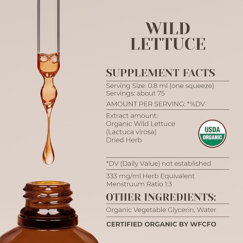 2 oz wild lettuce extract bottle