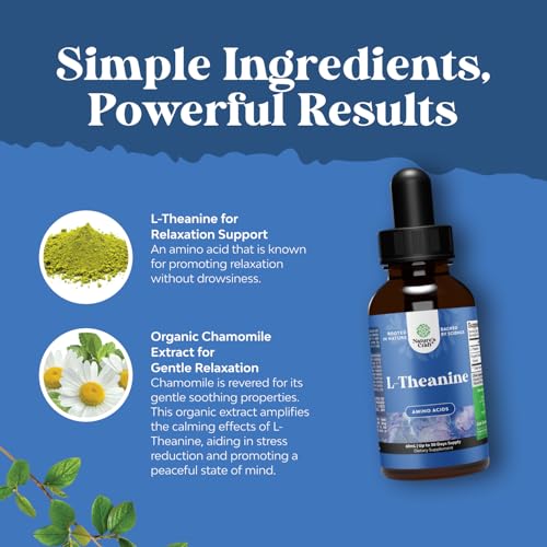 2 pack l-theanine liquid for convenience