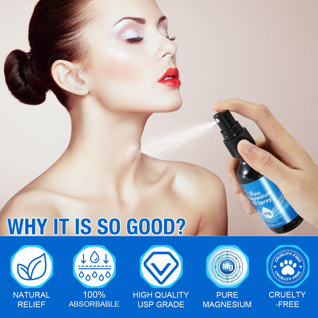 2 pack magnesium spray for convenience