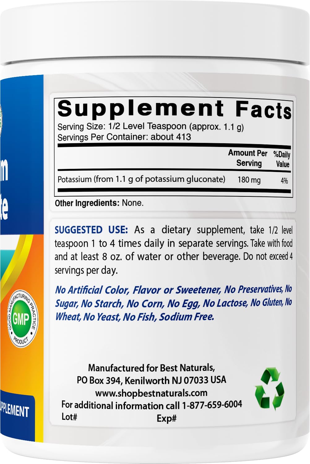 2 pack potassium supplement for convenience