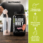 2 pounds of NutraBio whey protein