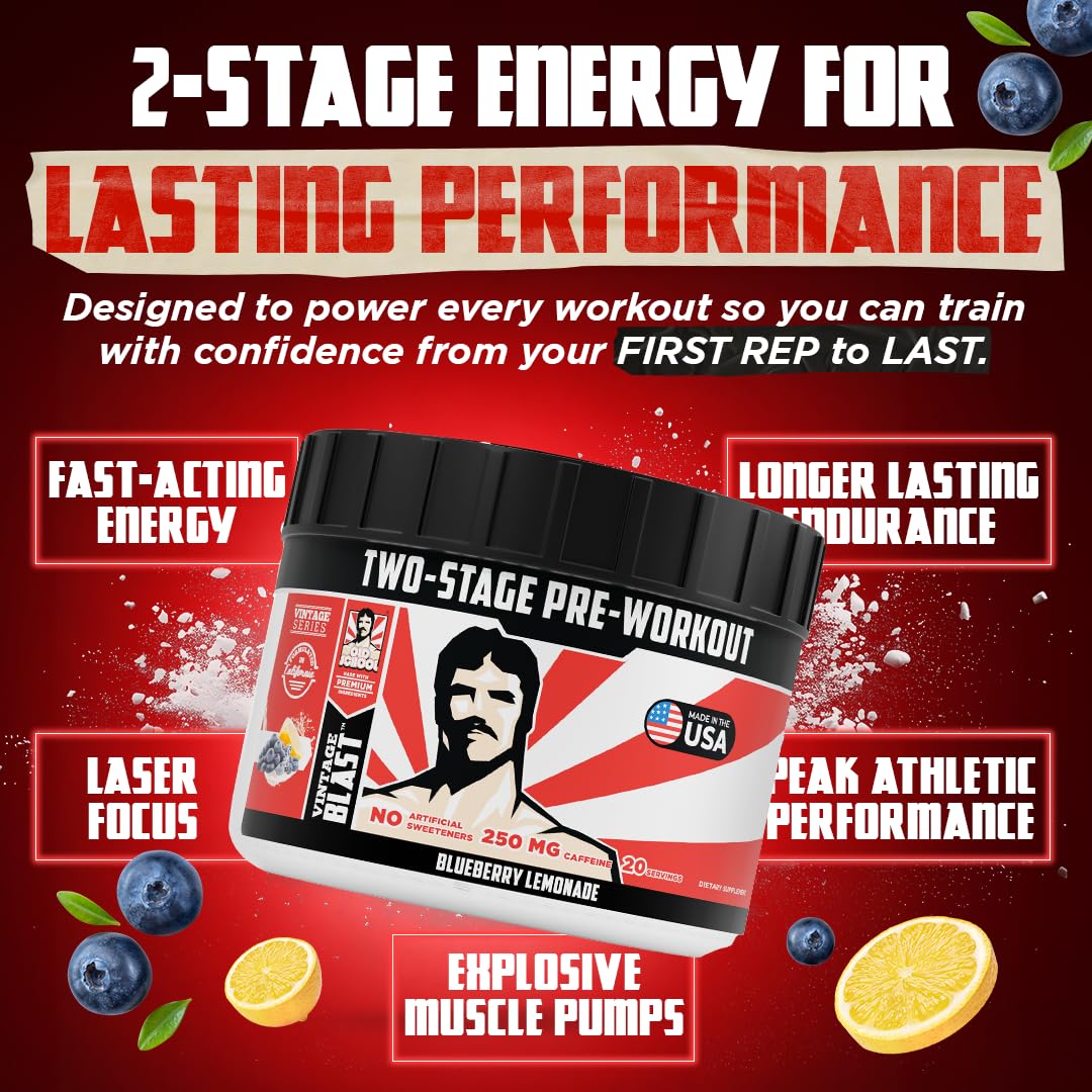 2 stage formula pre-workout powder