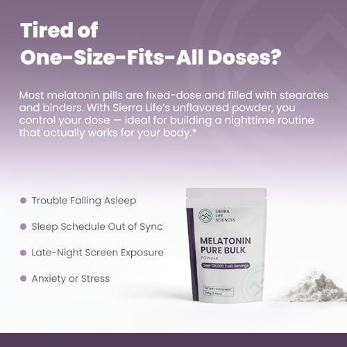 20,000 doses melatonin for relaxation