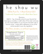 20:1 he shou wu concentrate