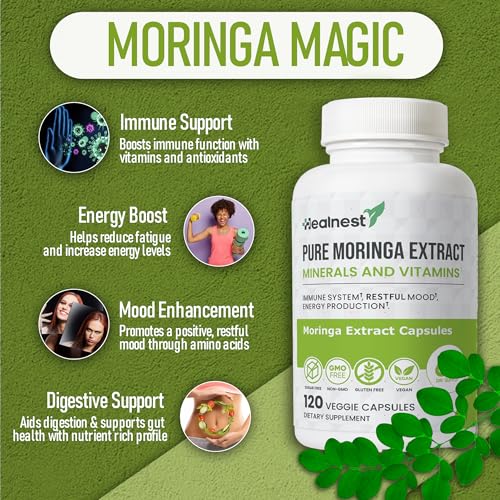 20:1 Moringa capsules for optimal nutrition