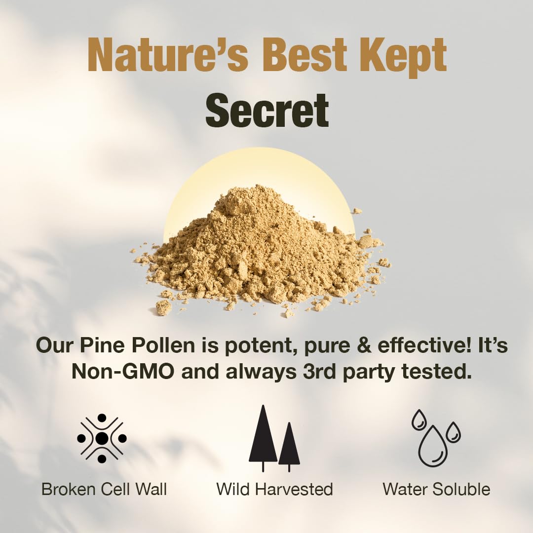 20:1 pine pollen extract benefits