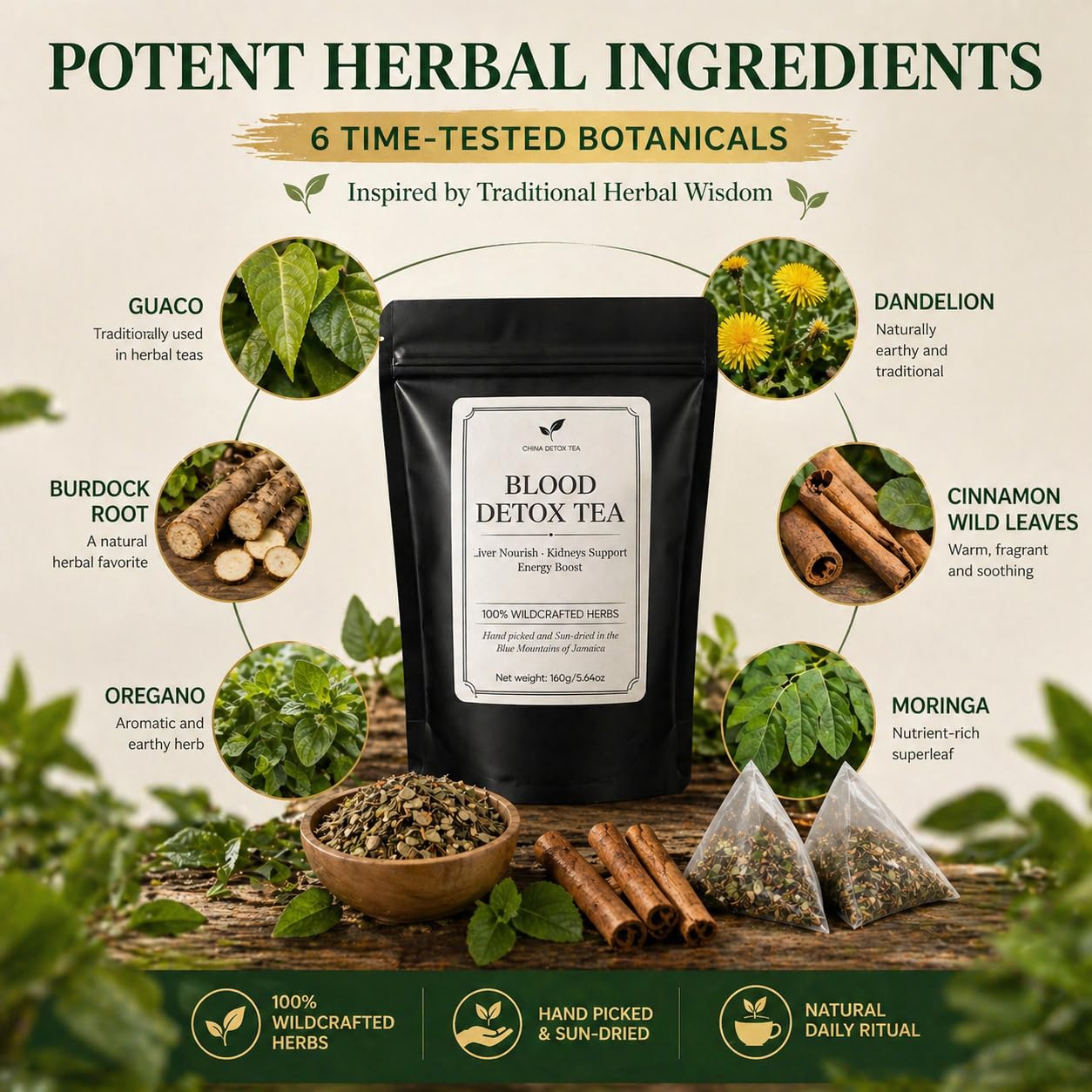 20 bags of herbal detox tea