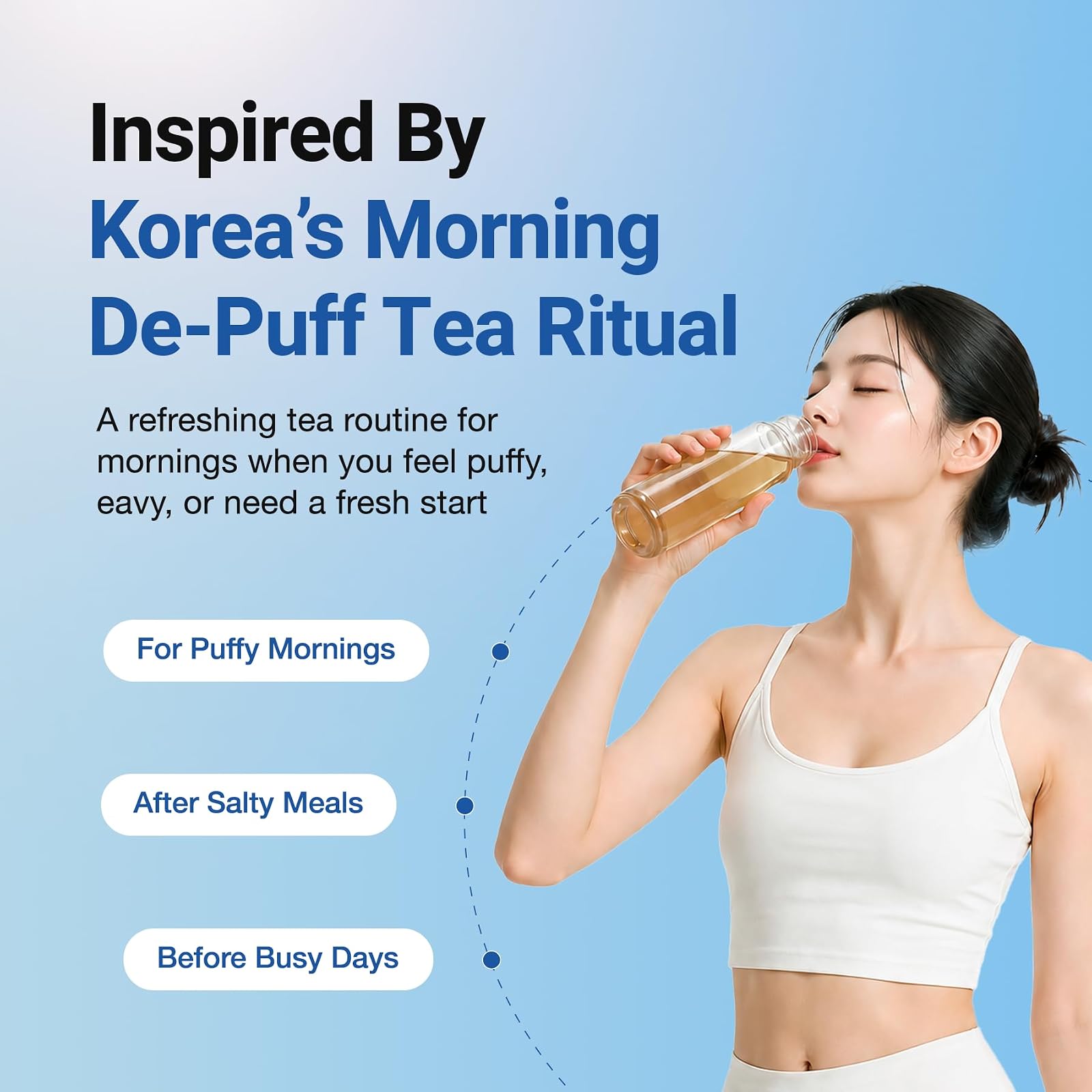 20 bags of Korean green tea