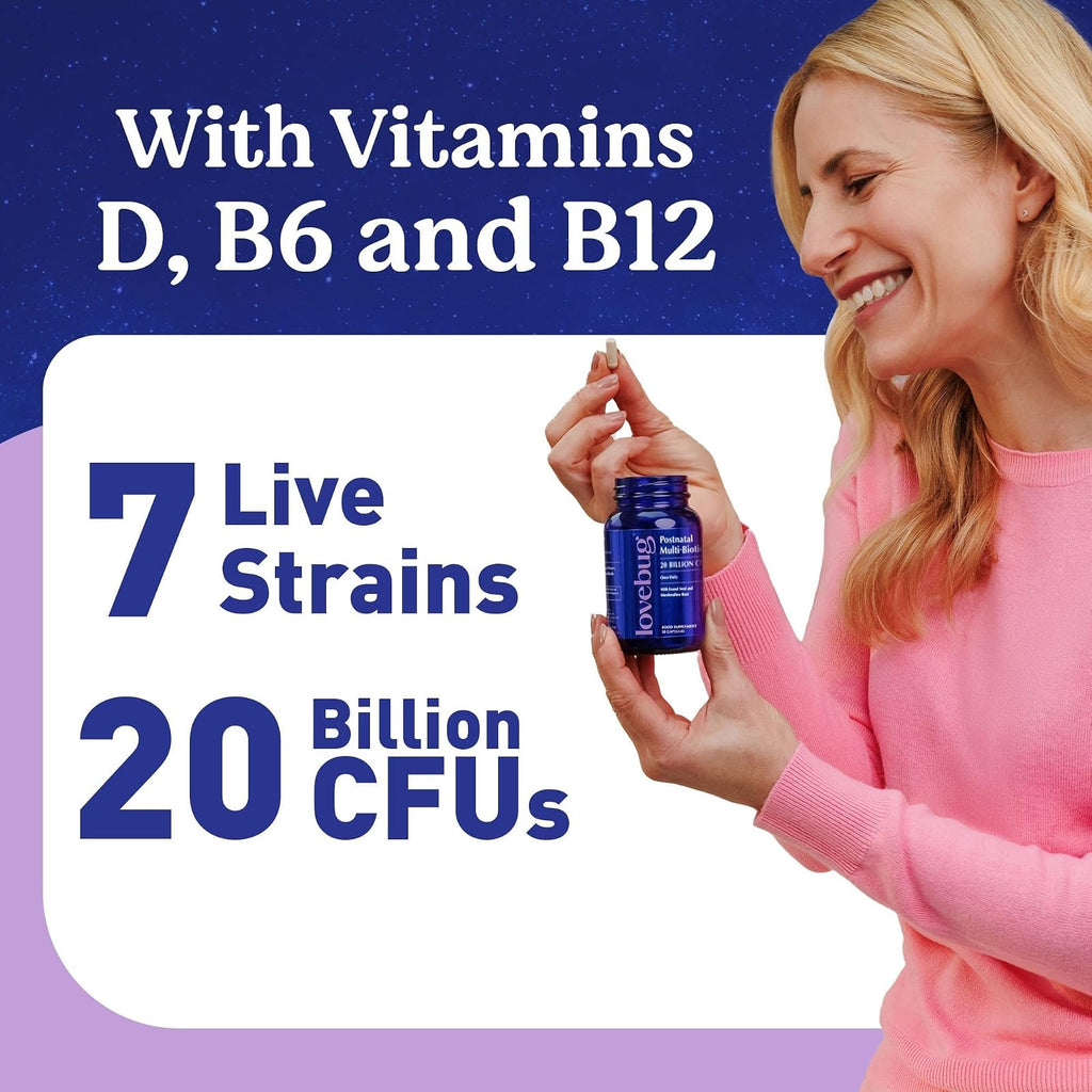 20 billion CFU prenatal probiotics capsules