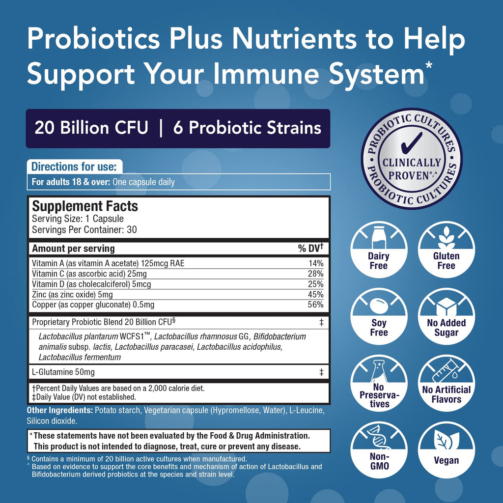 20 billion CFU probiotic benefits