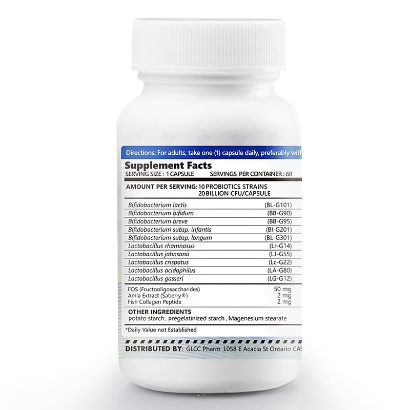 20 billion CFU probiotics capsules
