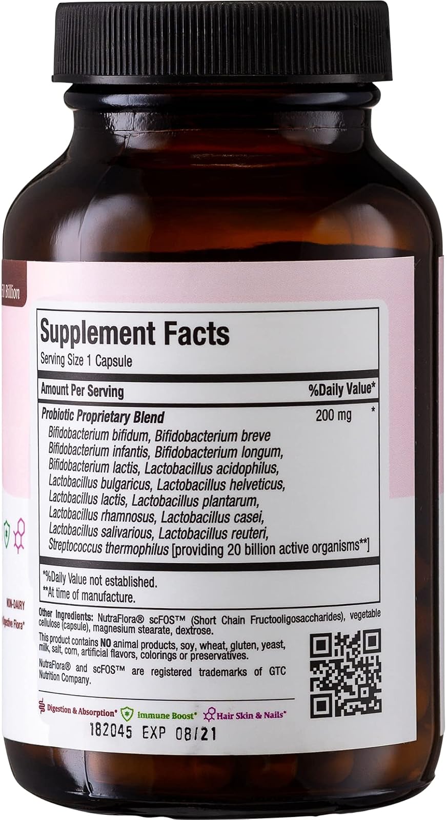 20 billion CFU probiotics for women