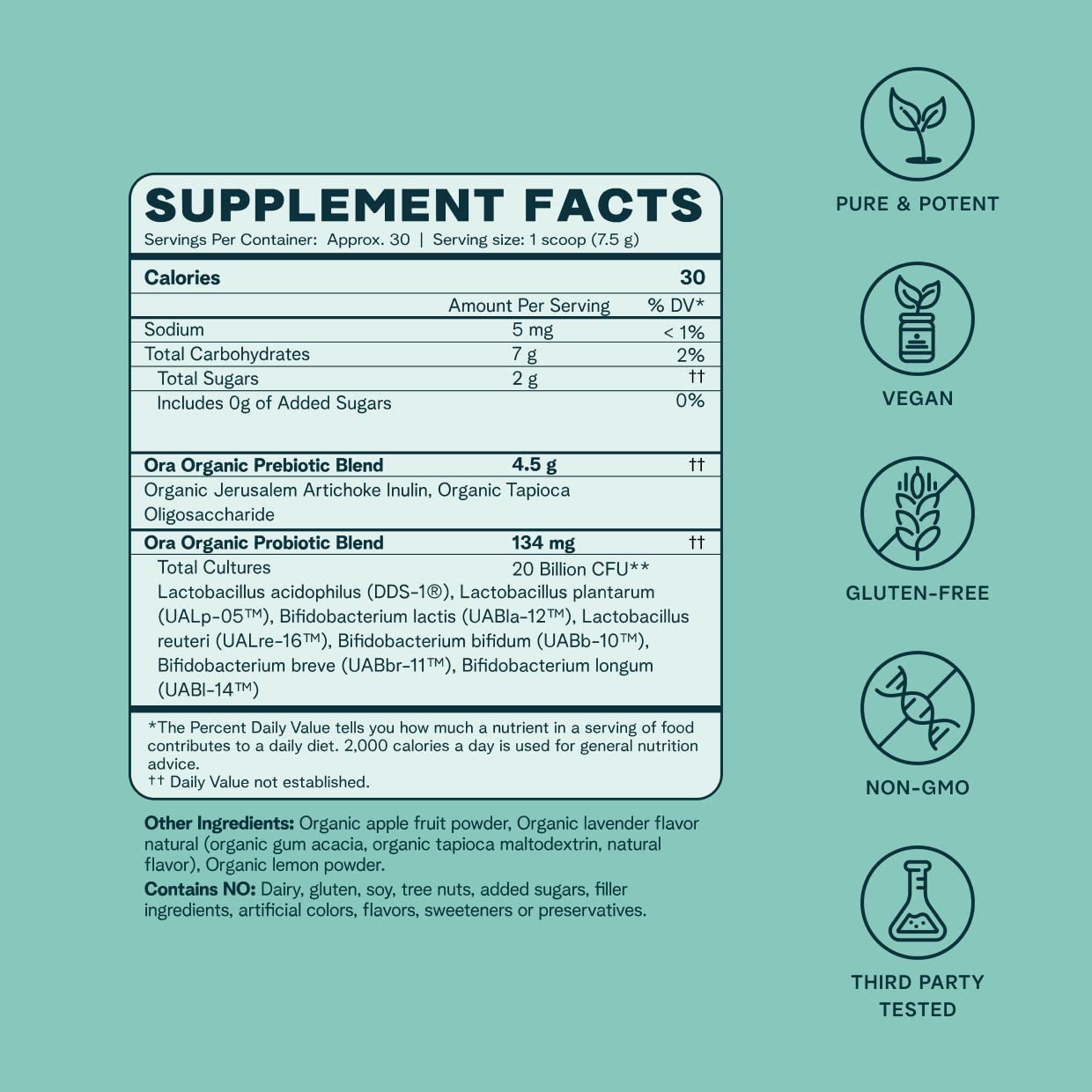 20 billion CFU probiotics for women