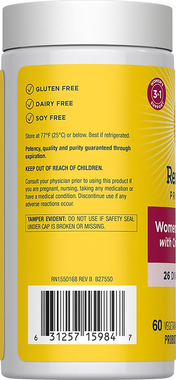 20 billion CFU women's probiotics