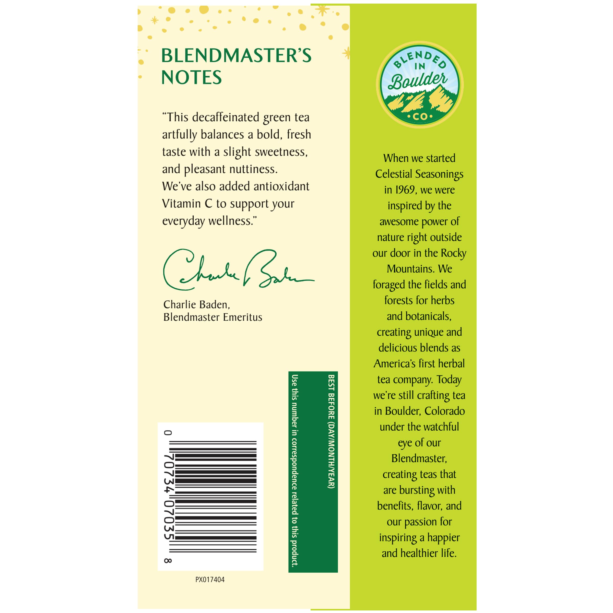20 count green tea bags convenience