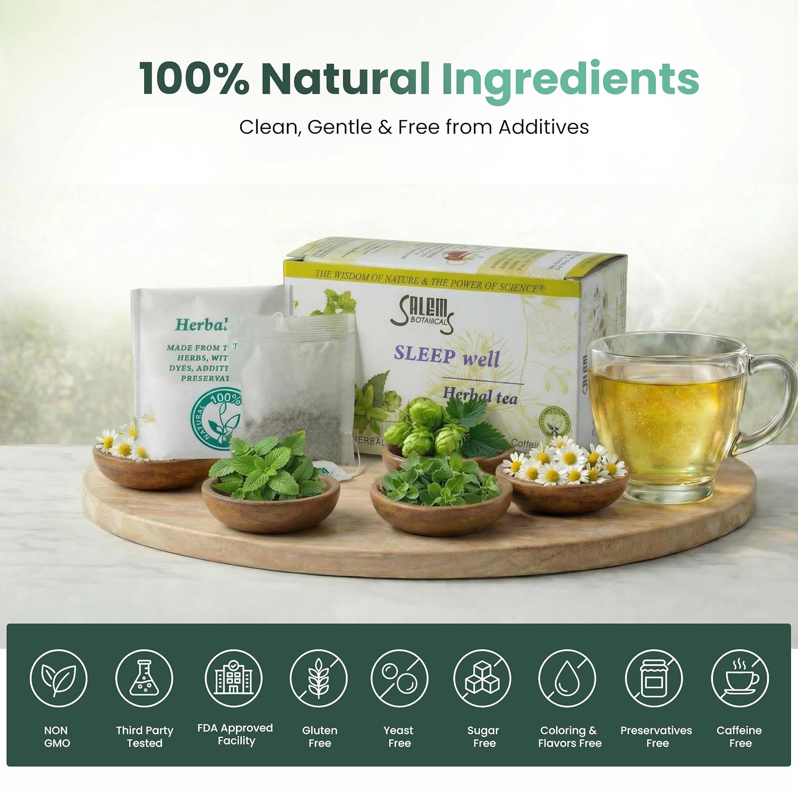 20 count herbal tea for restful nights