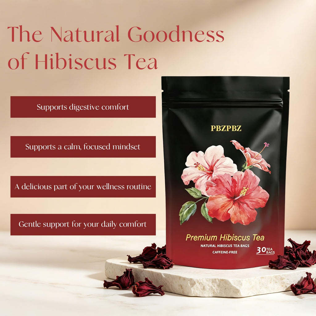 20 count hibiscus herbal tea bags