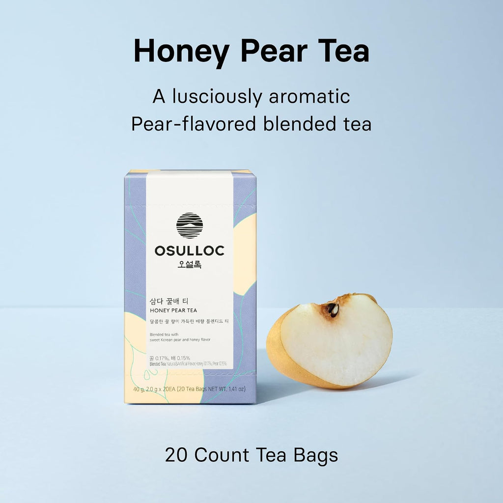 20 count honey pear tea bags