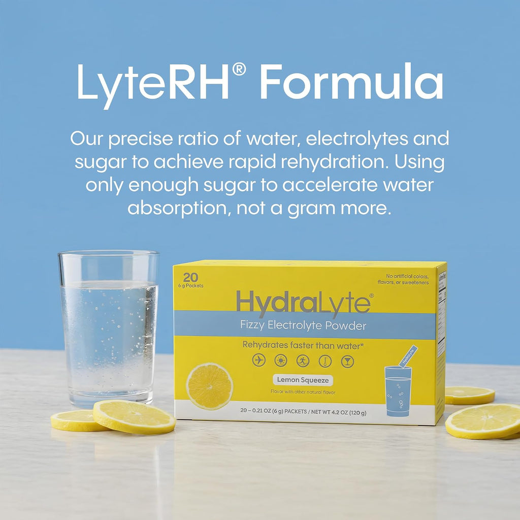 20 count Hydralyte electrolyte packets
