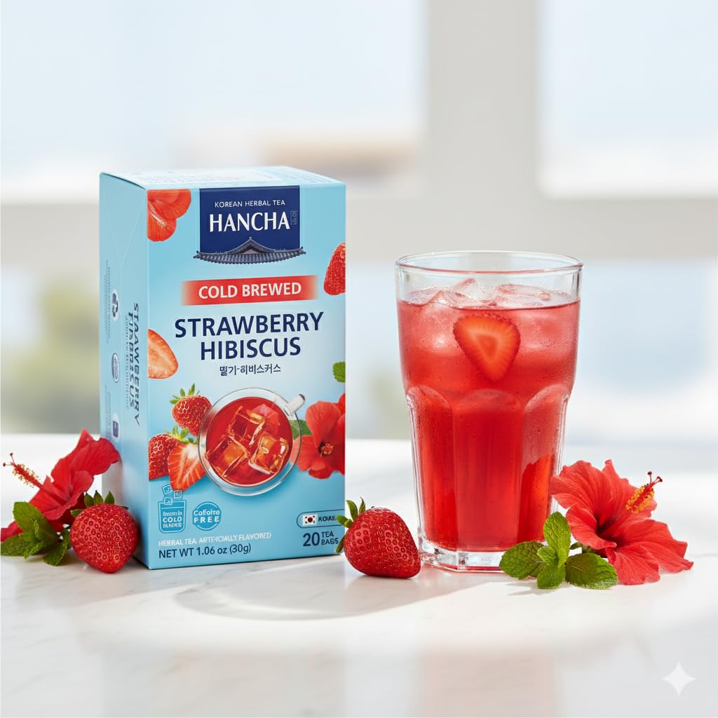 20 count strawberry hibiscus tea