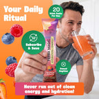 20 count yerba mate electrolyte packets
