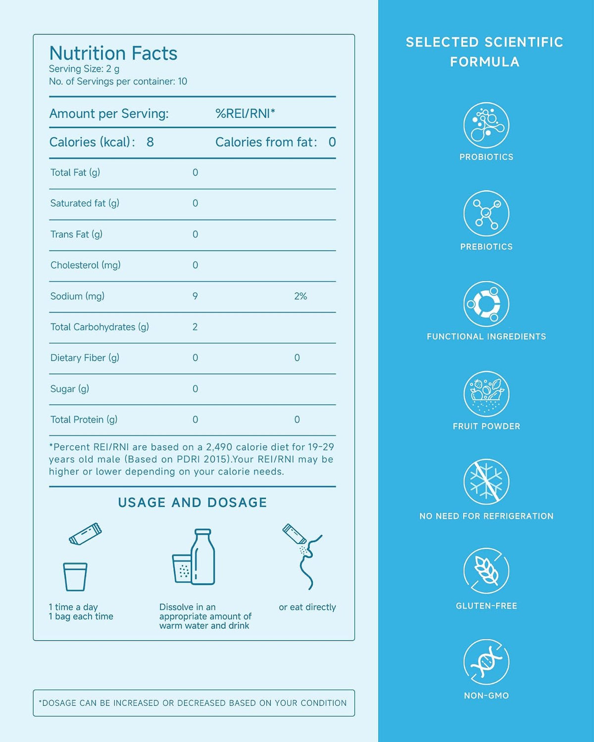 20-day max care probiotic formula