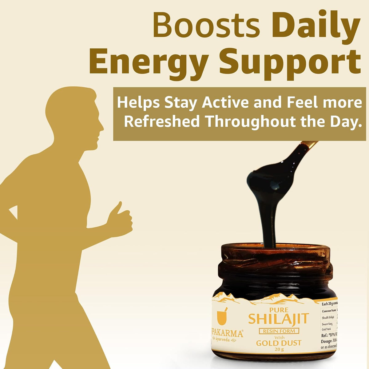 20 grams of shilajit resin