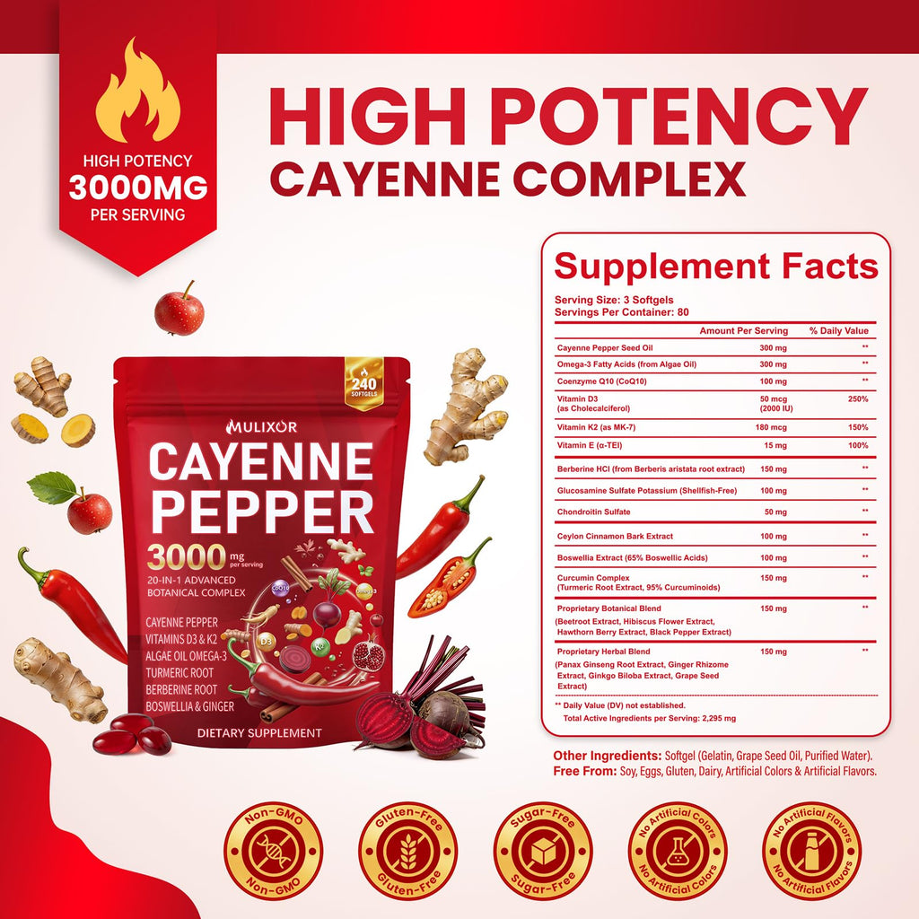 20-in-1 cayenne pepper benefits