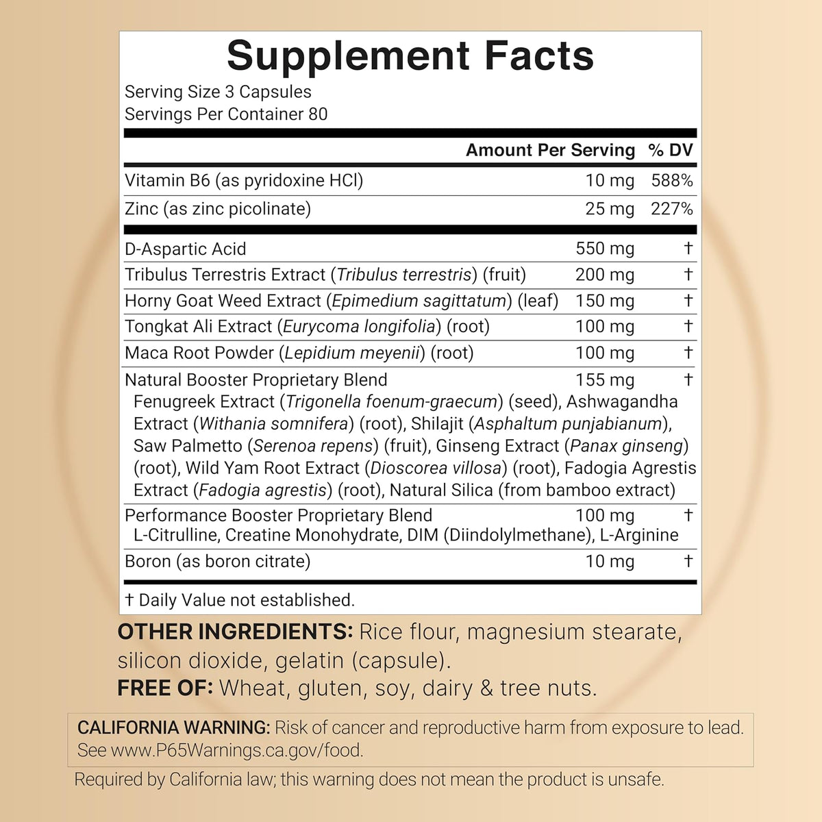 20-in-1 men's multivitamin capsules