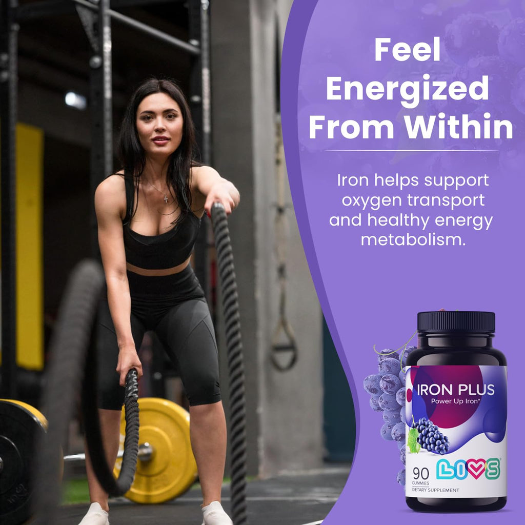 20 mg iron gummies for energy