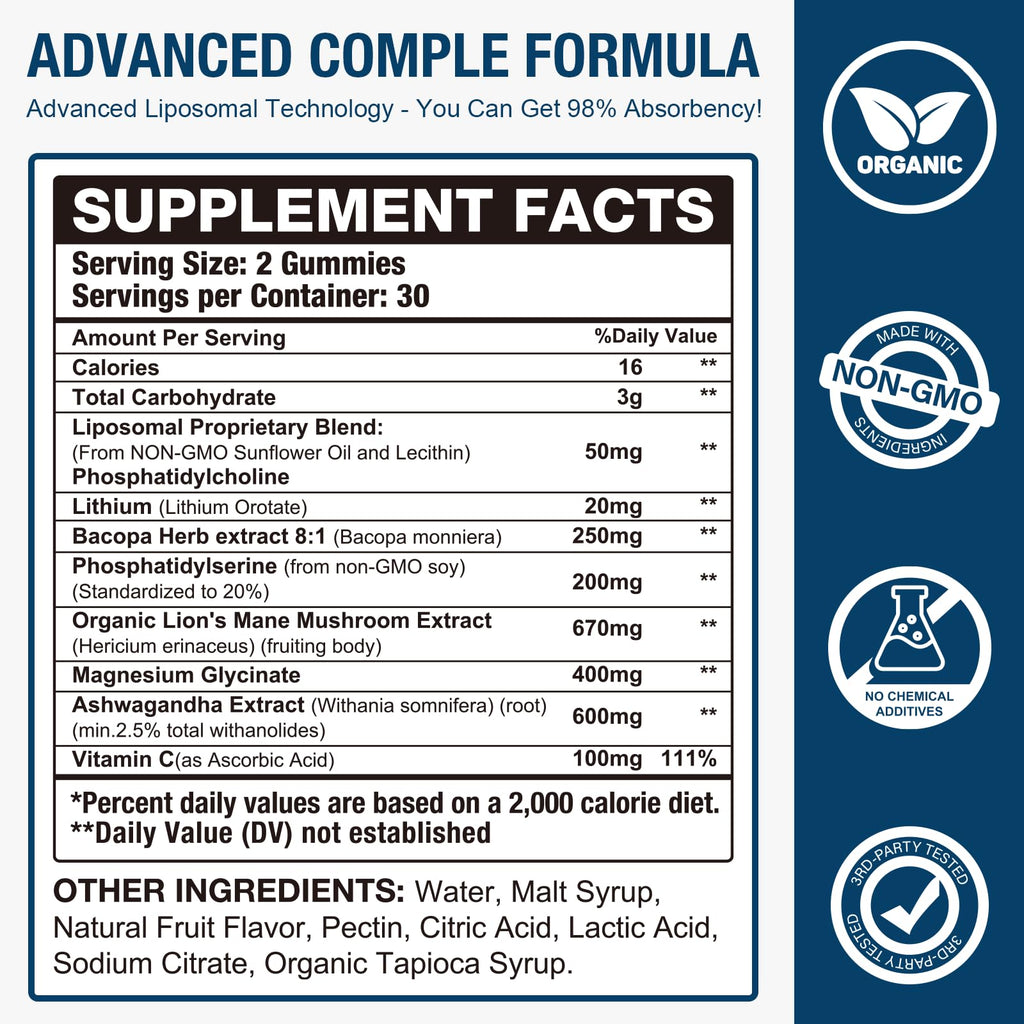 20 mg Lithium Orotate multivitamins for wellness