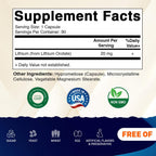 20 mg Lithium Orotate supplement benefits