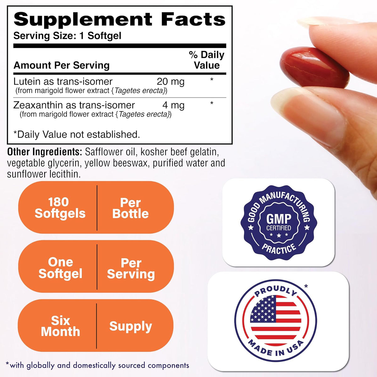 20 mg lutein for eye health