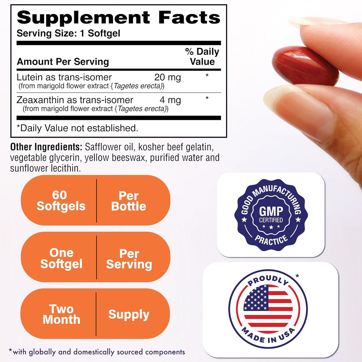 20 mg lutein for eye health