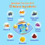 20 mg lutein gummies for vision support