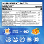 20 mg lutein vitamin a supplement