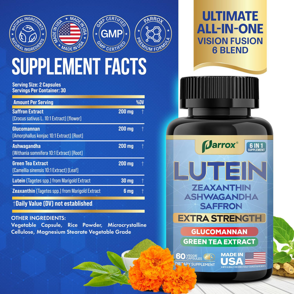 20 mg Lutein & Zeaxanthin softgels