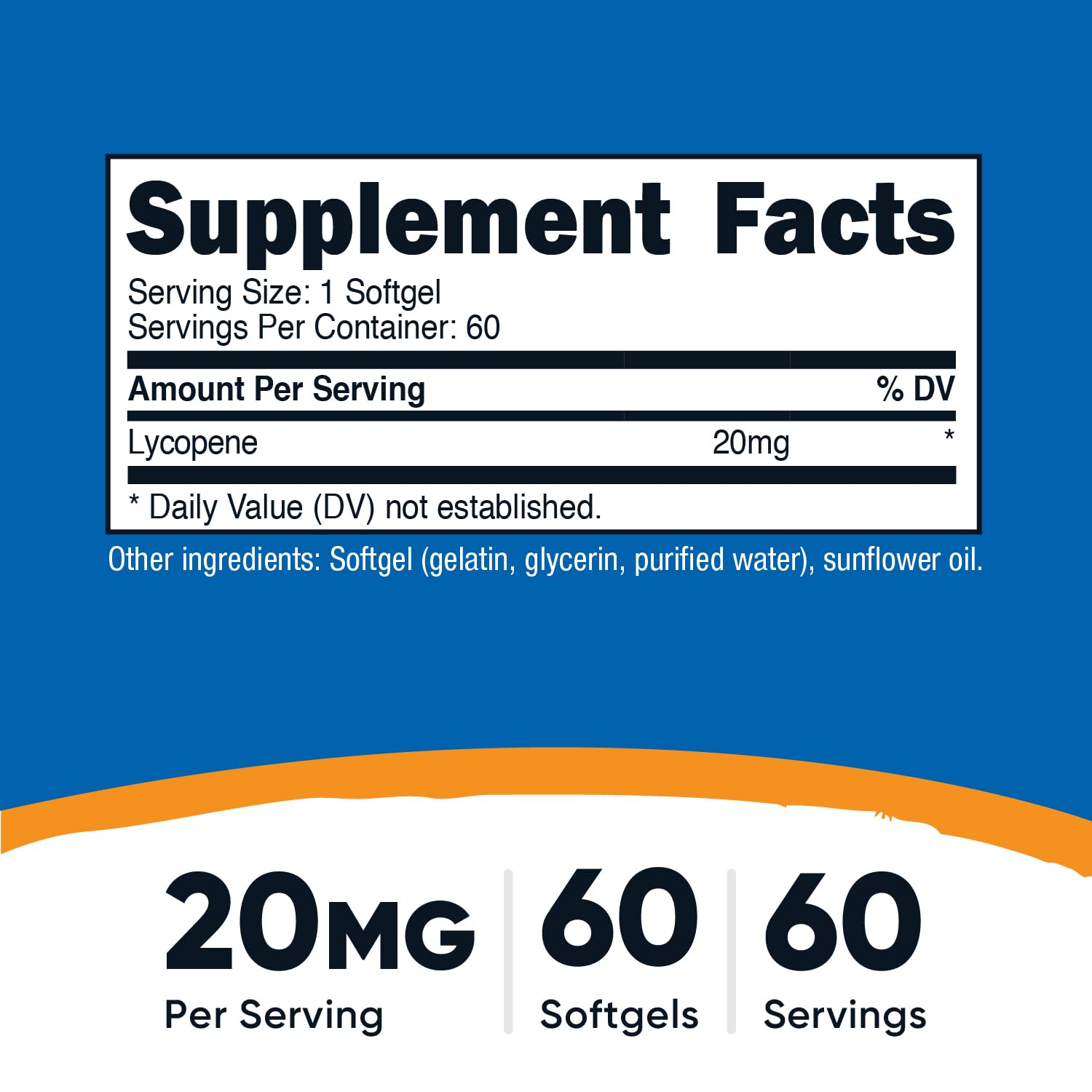 20 mg lycopene softgels for health