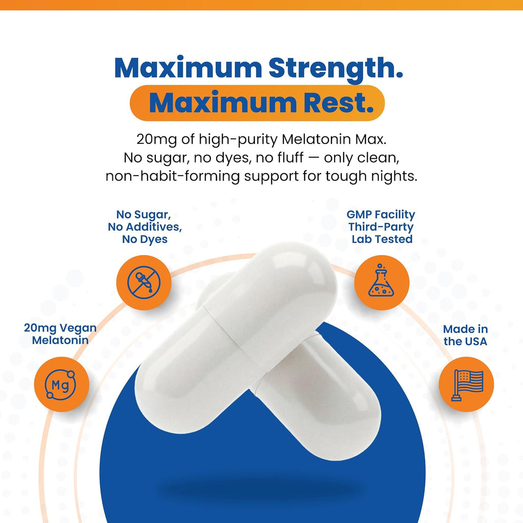 20 mg melatonin for better nights