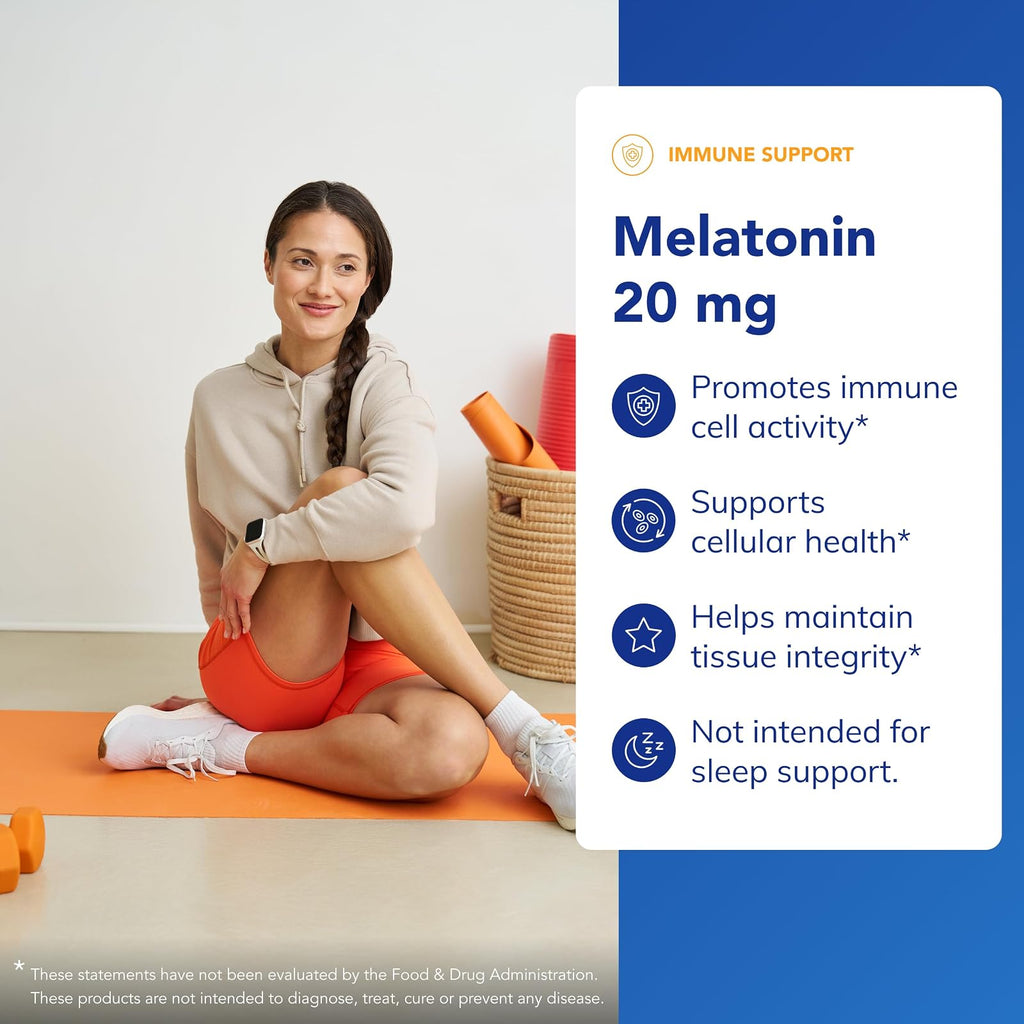 20 mg melatonin for better sleep quality