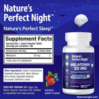 20 mg melatonin for restful nights