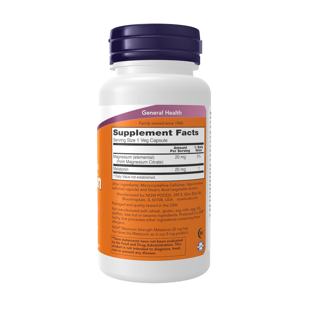20 mg melatonin for restful nights