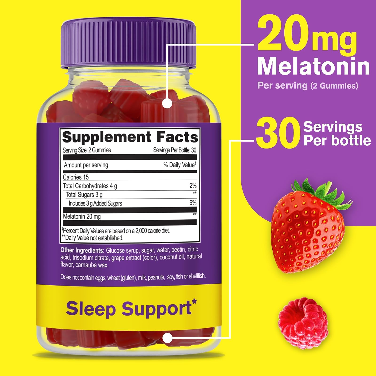 20 mg melatonin gummies for better nights